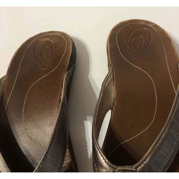 OluKai | Shoes | Olukai Womens Kumu Flip Flop Sandals Thongs Shoes Size ...